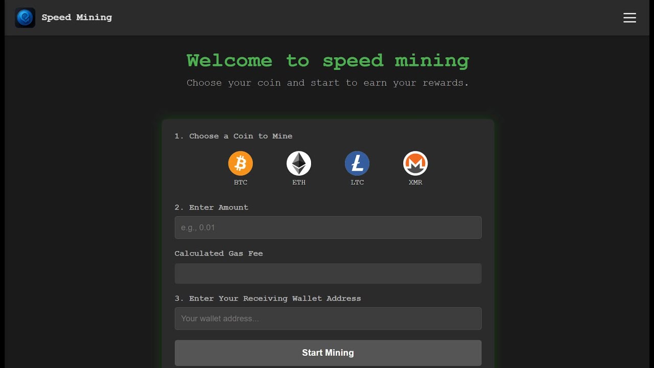 Crypto Mining PHP Script