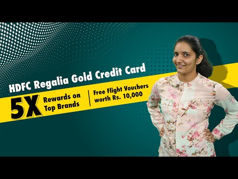 HDFC Regalia Gold Credit Card Review | 5X Rewards on Popular Brands | Free Flight Vouchers