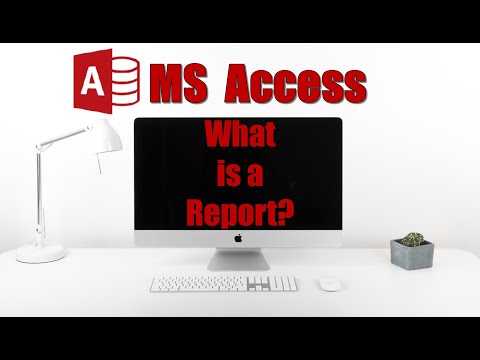 What is a REPORT | MS Access