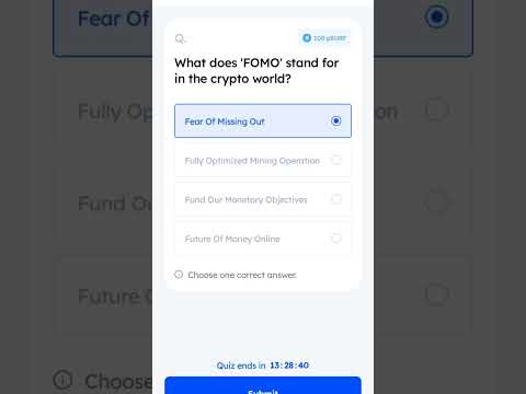 What does FOMO stand for in the crypto world? #marina #crypto