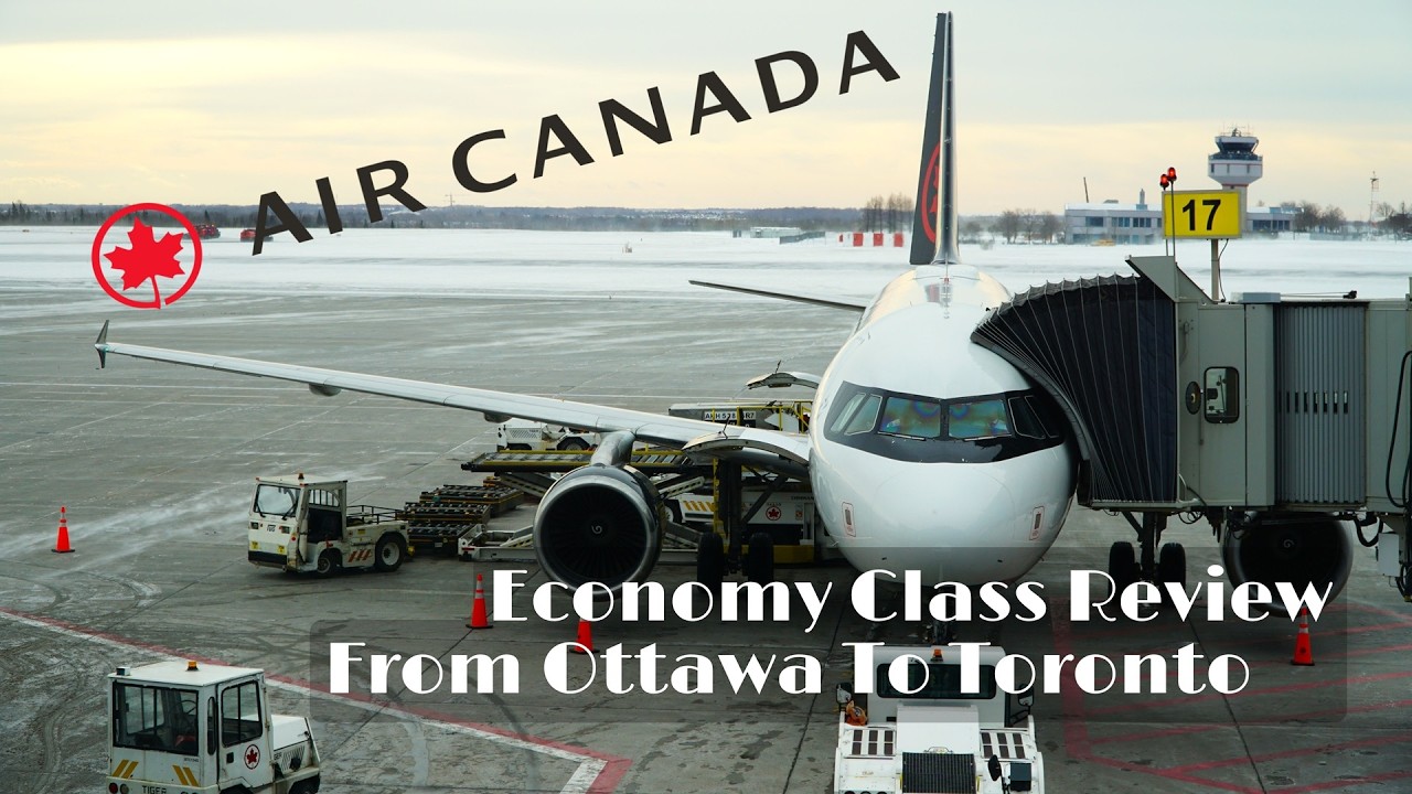 Air Canada Airbus A320 Economy Class | Ottawa To Toronto