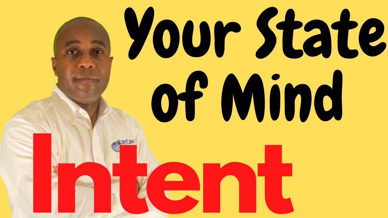Specific Intent - Why It Matters