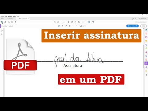 Inserir assinatura em PDF grátis e fácil