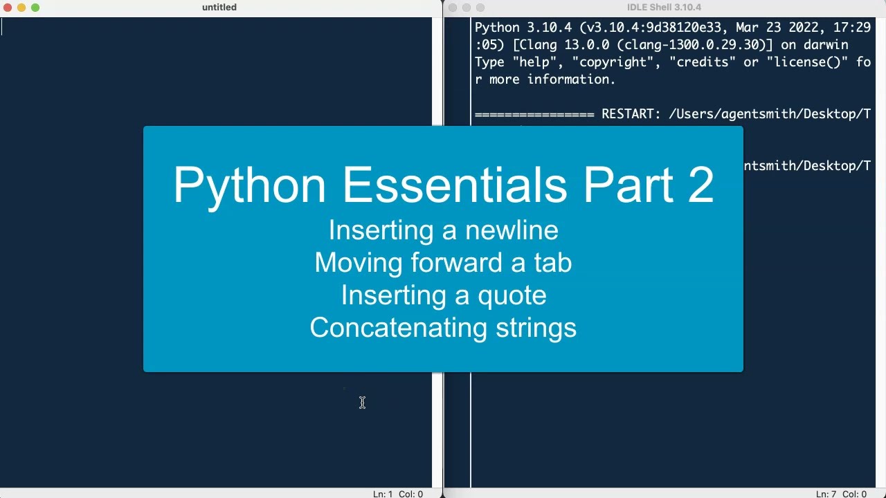 Python Essentials Part 2