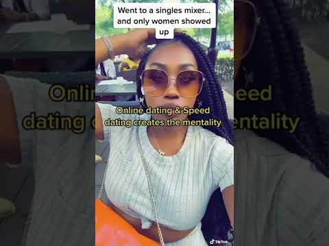 Why men don’t show up to speed dating mixers?👱♂️💔👱♀️