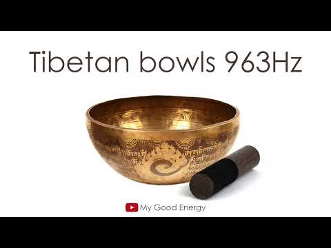 Tibetan Singing Bowls 963Hz. HEALING SOUND. Pure Tone.
