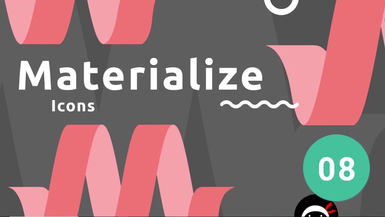 Materialize Tutorial #8 - Icons