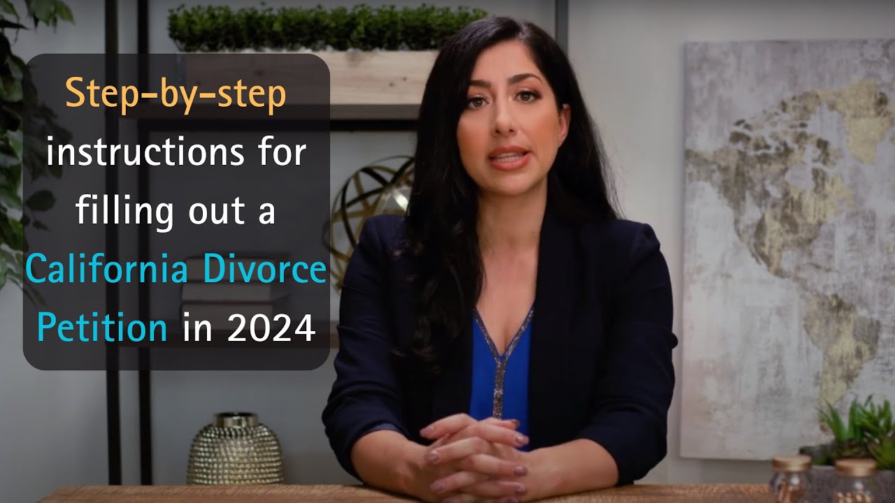 How To Complete a California Divorce Petition (FL-100) | Divorce with Dina