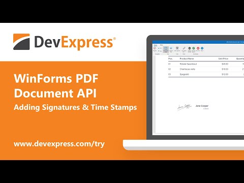 WinForms PDF Document API: Multiple Signatures and Time Stamps