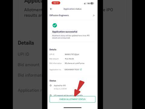 Check IPO allotment status in Grow App | #shorts #grow #stockmarket #ipo