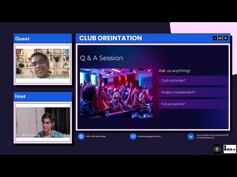 INFIN-AI Club Orientation: Unleash Infinite Possibilities & Elegant Precision.