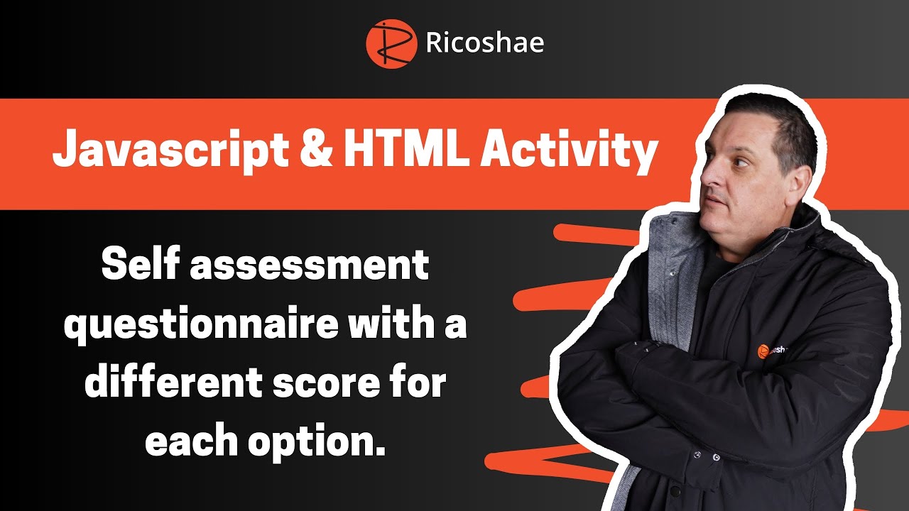 How to code a self assessment questionnaire with a different score for each option.