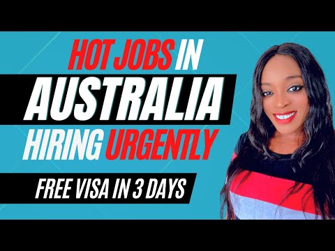 VISA SPONSORSHIP JOBS IN AUSTRALIA | AUSTRALIA VISA IN 3 DAYS | EASIEST WAY TO AUSTRALIA IN 2023