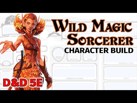 Wild Magic Sorcerer 5E - Random Tables D&D Character Build - Chaos Mage #dnd