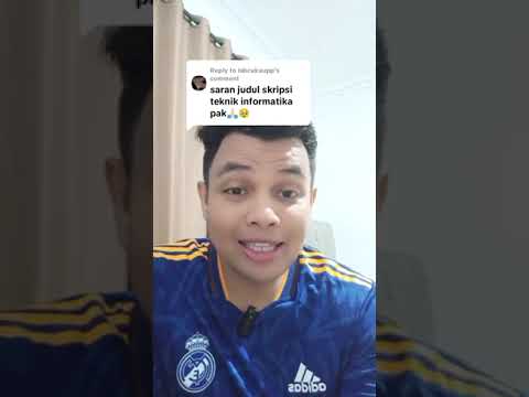 SARAN JUDUL SKRIPSI TEKNIK INFORMATIKA ?