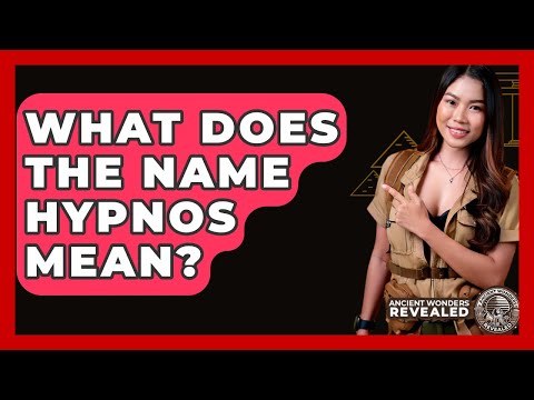 What Does The Name Hypnos Mean? - Ancient Wonders Revealed