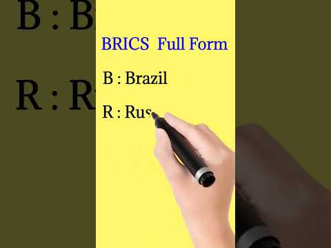 B.R.I.C.S Full form | Full form of BRICS | #fullform