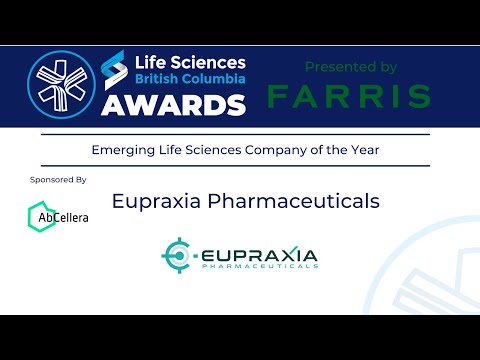 2022 LSBC Awards Presented by Farris - Emerging Life Sciences Company - Eupraxia Pharmaceuticals