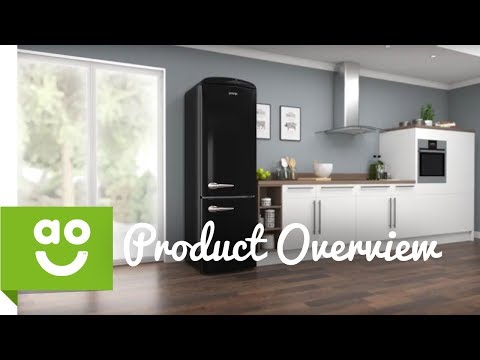 Gorenje Fridge Freezer NRKO6193BK Product Overview | ao.com