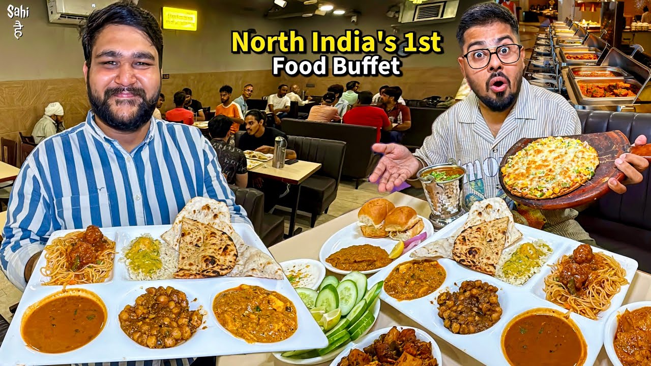 Unlimited Food Buffet with Unlimited 20+ Items in Rs 10 😍 Street Food India