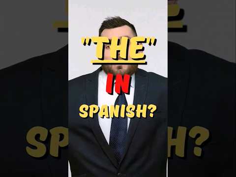 Why Spanish Definite Articles Are So Important! | #learn #español #spanish #shorts