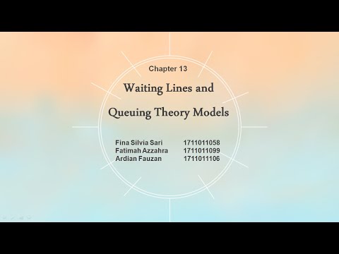Waiting Lines and Queuing Theory Models - Decision Making Theory