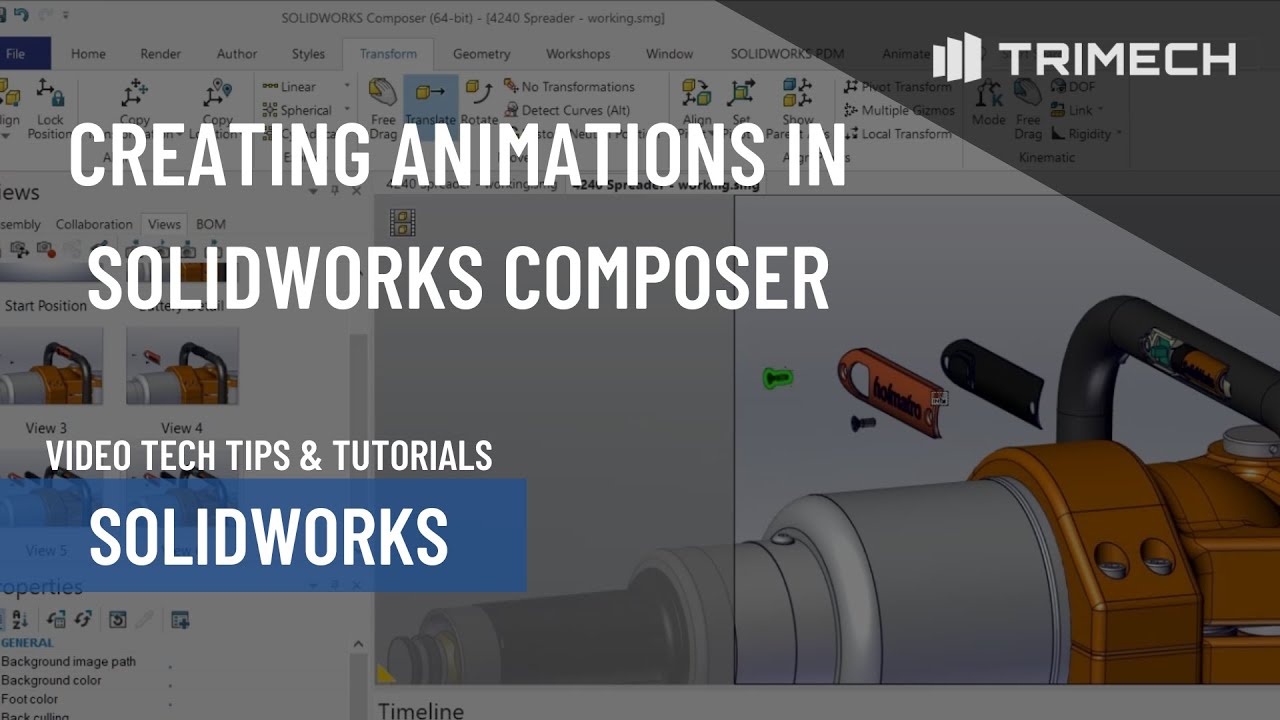 Creating Animations in SOLIDWORKS Composer