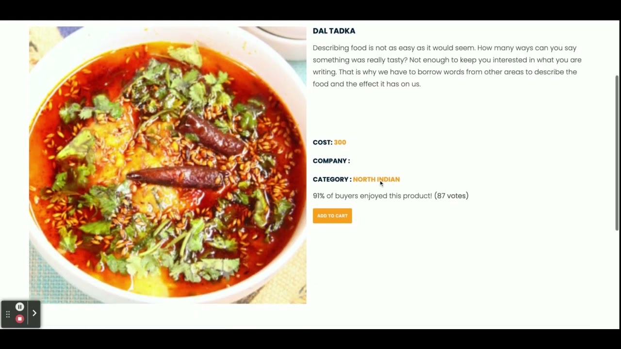 Online Food Ordering System | Spring Boot Angular Project Tutorial | Spring Boot CRUD Project