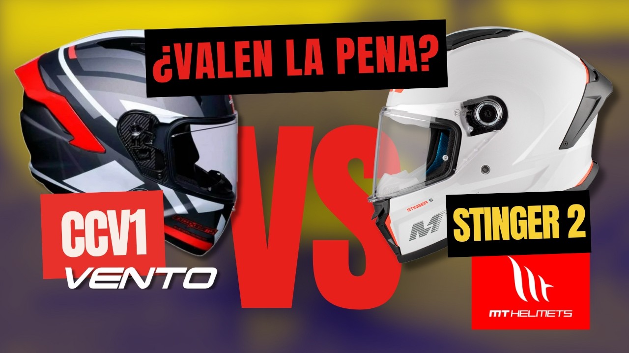 Honest Helmet Review: MT Helmets Stinger 2 🆚 Vento CCV1 | Jadd Motos