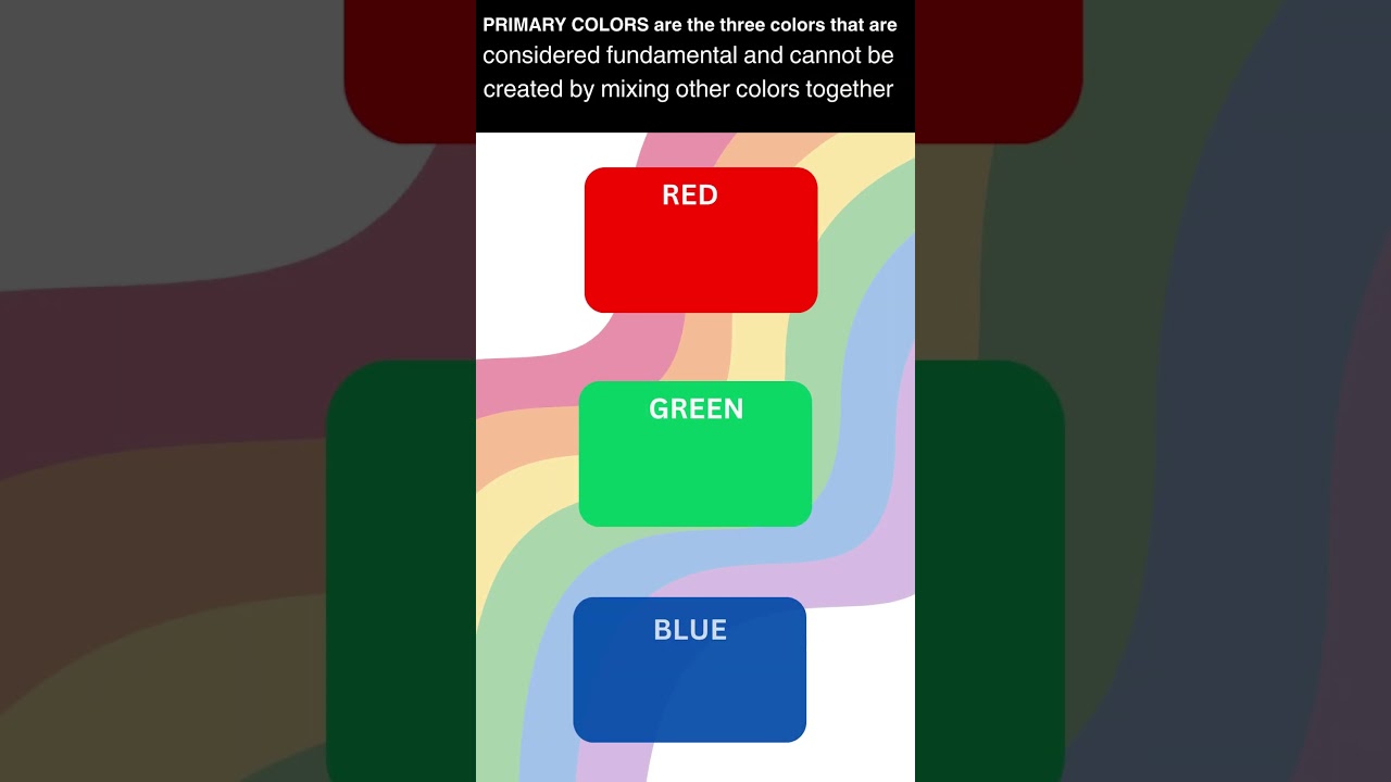 WHAT ARE PRIMARY COLOR?? HERE IS THE RIGHT ANSWER