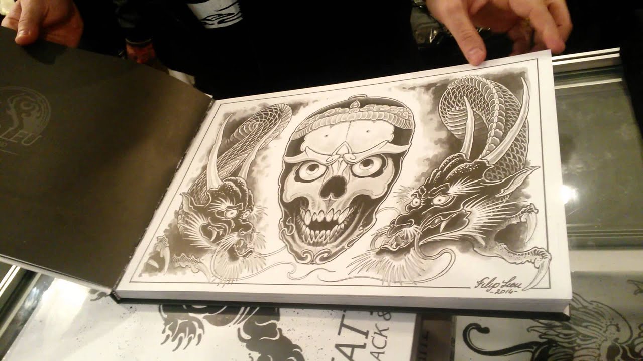 Tattoo Flash Black and White Book from Painfulpleasures.com