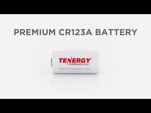 Tenergy Premium CR123A 3V Lithium Batteries