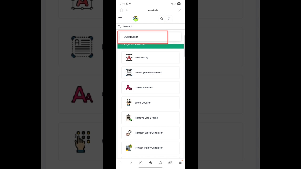 JSON Editor – Free Online Tool to Edit, Format & Validate JSON 2025 - loney.tools