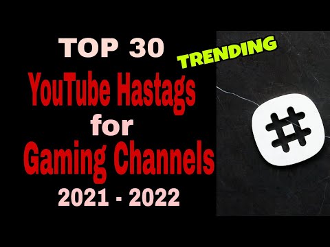 Top 30 Trending YouTube Hashtags for Gaming Channels // Gaming Channel Names #gamers #freefire