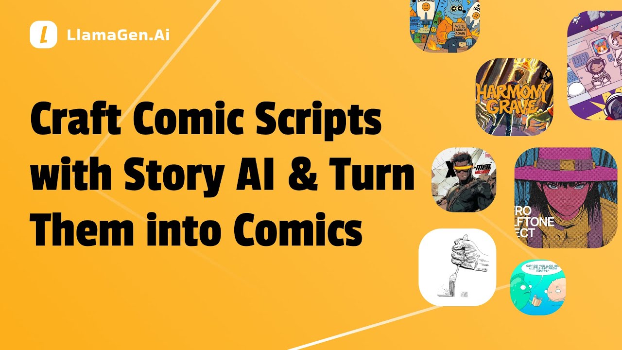 LlamaGen 101: Craft Comic Scripts with Story AI & Turn Them into Comics | Step-by-Step Tutorial
