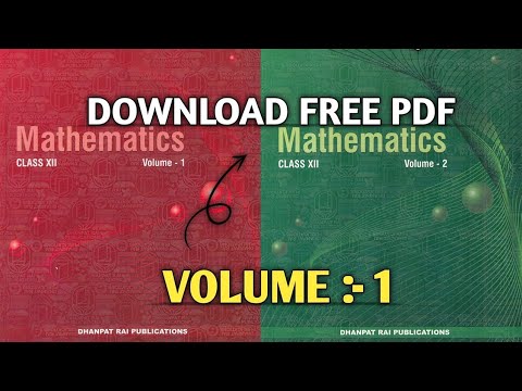 How To Download PDF Of RD Sharma Class 12th? | Volume 1 | @Nielsenmoreagent06
