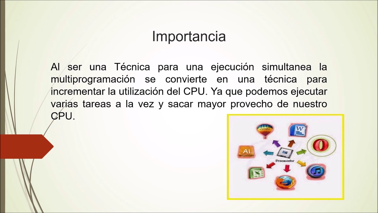 Multiprogramacion y Multitarea