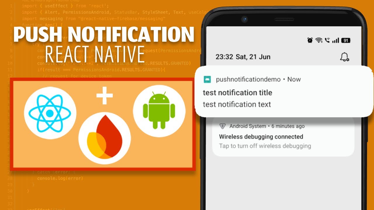 GitHub - LetsCodeWithMDIsrar/pushnotificationdemotut