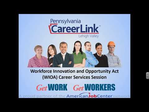 WIOA Information Session - PA CareerLink Lehigh Valley