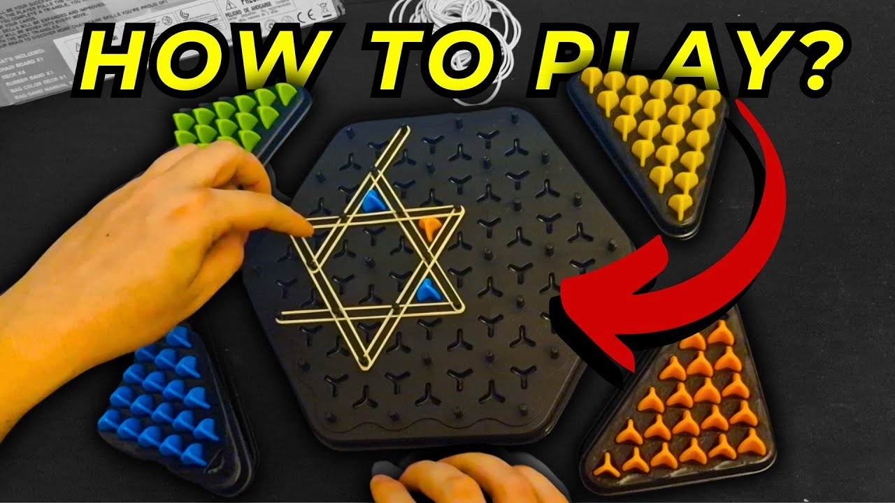 Chain Triangle Chess Game, Geometric Chess Game, Board Games for Family Night Review