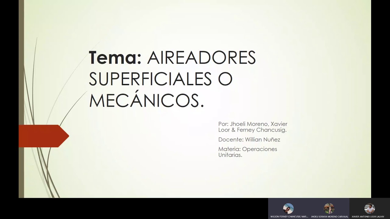 Aireadores superficiales o mecánicos