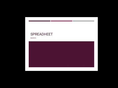 Spreadsheet Basics ICT worksheet 3