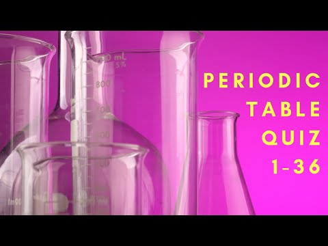 Chemistry Periodic Table Quiz Name & Symbol (ELEMENTS: 1-36) High School Science Help
