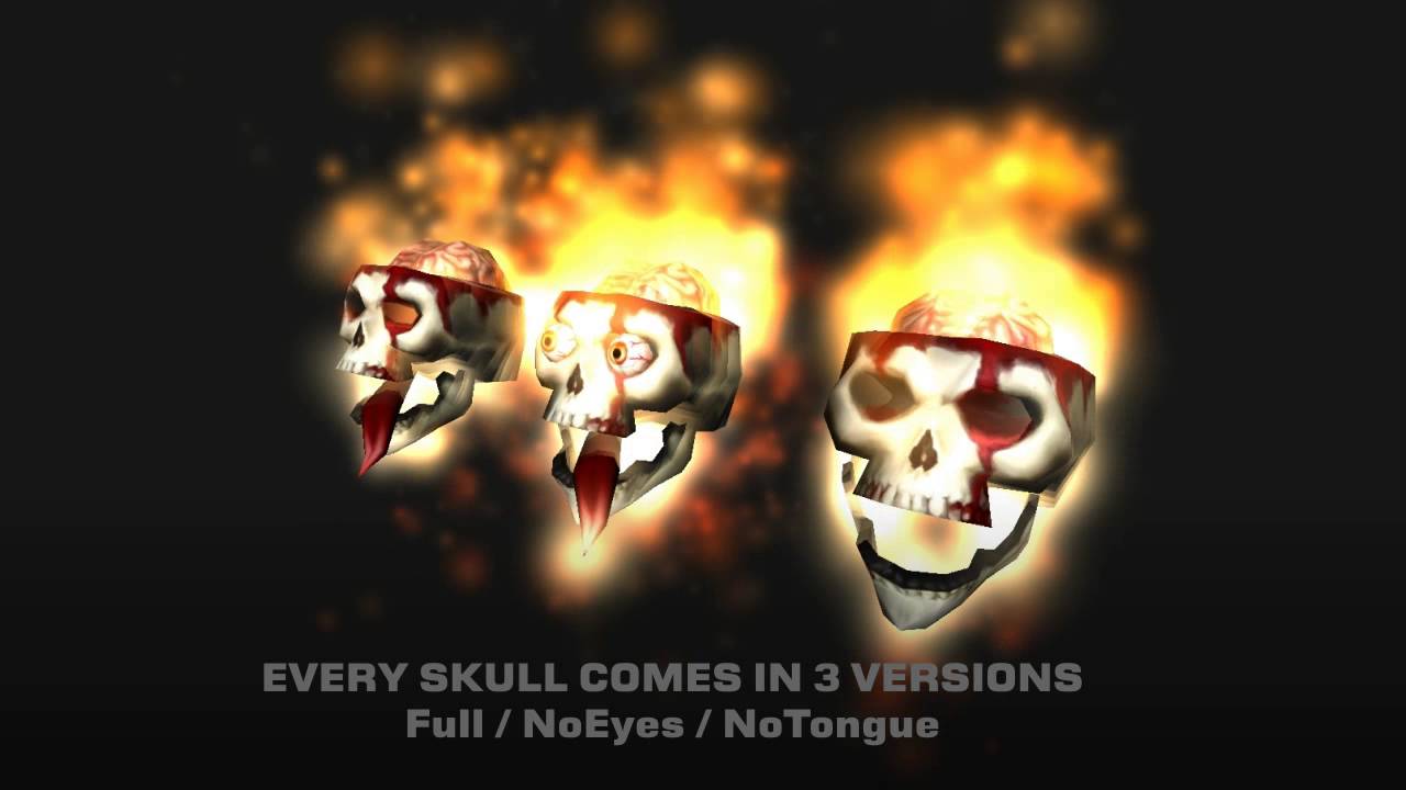Burning Skulls Megapack Animation Preview
