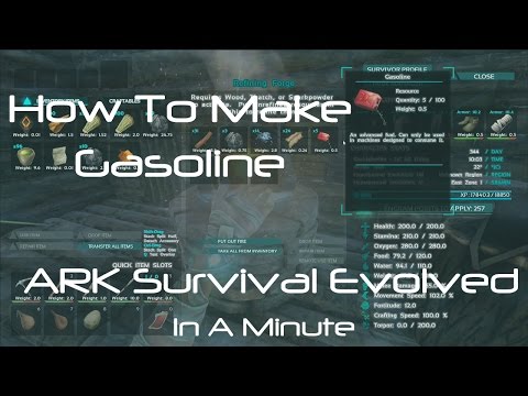 Steam Community :: Video :: ARK Survival Evolved: How To Make Gasoline