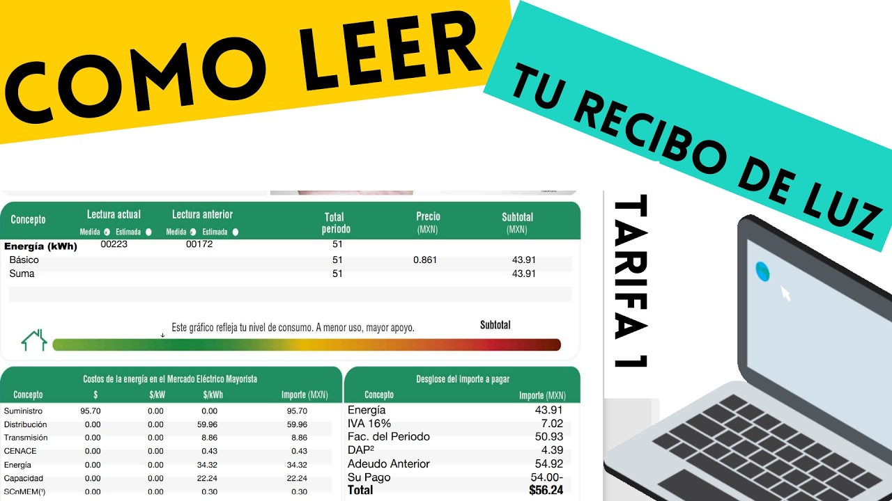 HOW TO READ YOUR CFE BILL (2022 - 2026) - ELECTRICITY BILL