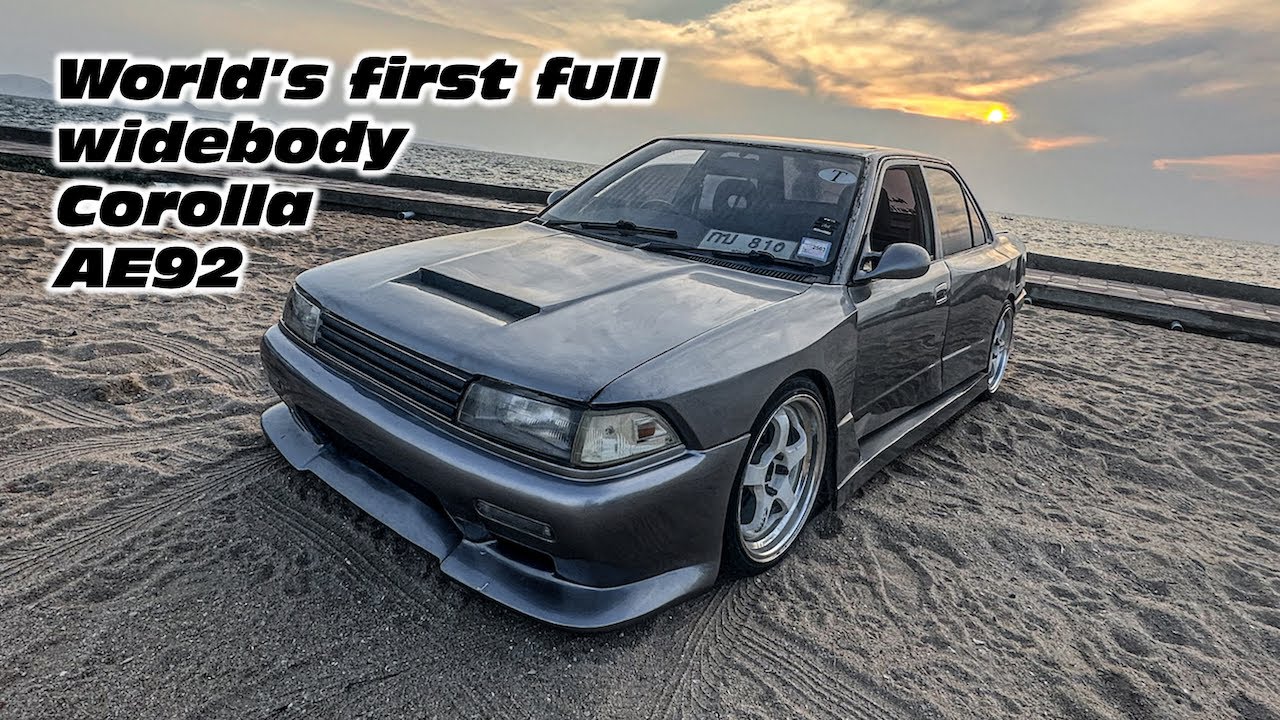 World's First Full Widebody Toyota Corolla AE92