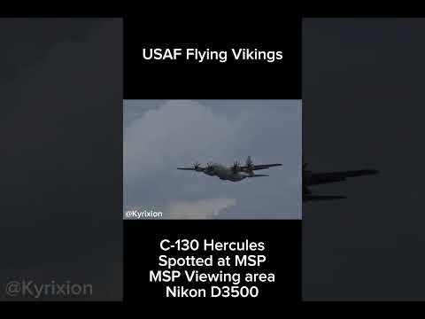 C-130 Hercules spotted at MSP #c130hercules #msp #nikon