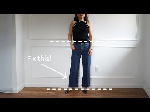 Why you look bad in wide leg jeans