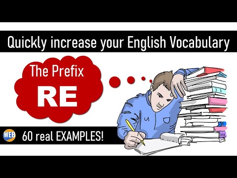Use the Prefix RE to Increase your Vocabulary! ⬆📖
